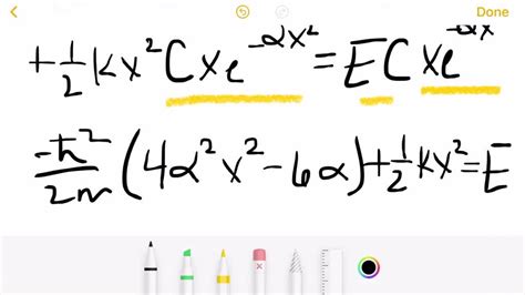 solved the wavefunction ψ x c x e αx 2 also describes a state of the
