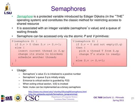 Ppt High Performance Computing Models Methods And Means Pthreads