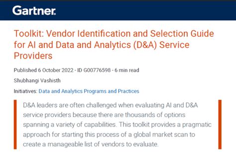 Kpi Partners Recognized By Gartner For 4th Time For Data Analytics And Ai