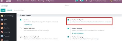 Product Configuration In Odoo
