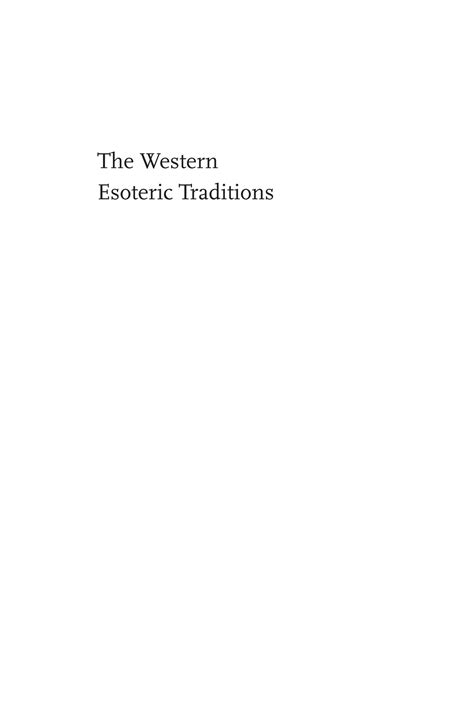 Solution Nicholas Goodrick Clarke The Western Esoteric Traditions