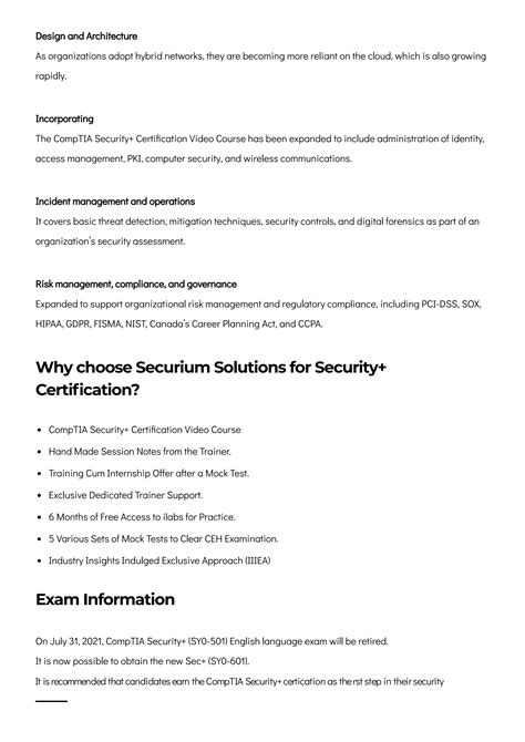 Comptia Security Certification Sec Pdf