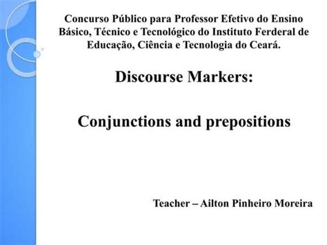 List Of Discourse Markers Docx Books And Literature