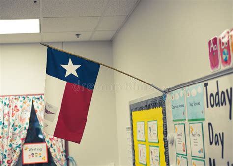 Cute Classroom Bulletin Board And Proudly Display Of Texas Flag In Pre
