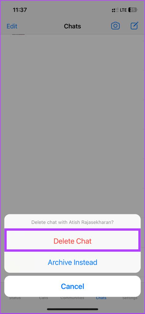 How To Delete A WhatsApp Message Without Opening It Guiding Tech