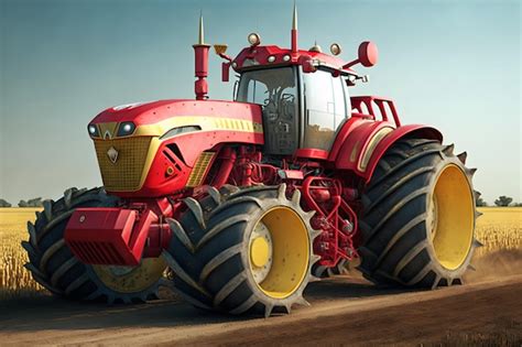 Premium Ai Image Tractor Spraying Pesticides On Soybean Field With Sprayer At Spring Neural