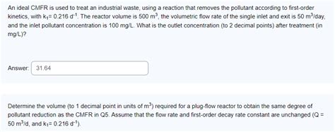 Solved Determine The Volume To 1 ﻿decimal Point In Units Of