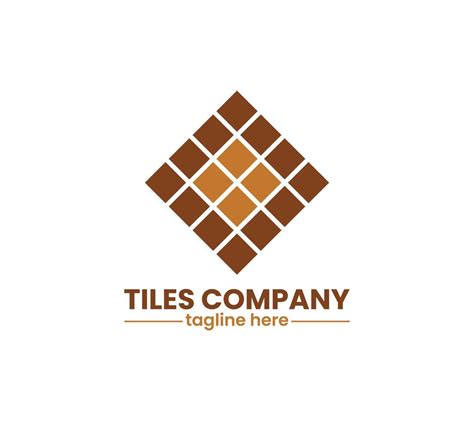 Tiles Logo Design On White Background Vector Illustration 22919424 Vector Art At Vecteezy