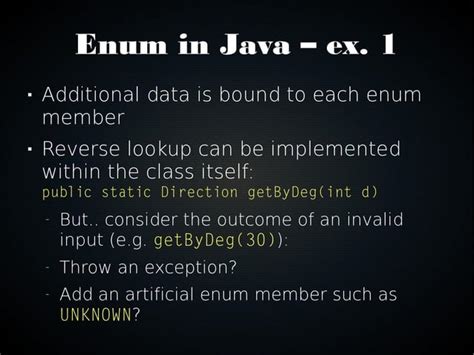 Enum Coding Guidelines Ppt
