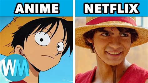 Top 10 Des Plus Grandes Différences Dans One Piece En Prise De Vue