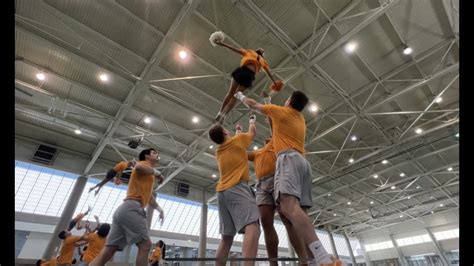 Daring Stunts And No Off Season Inside University Of Tennessees Cheer