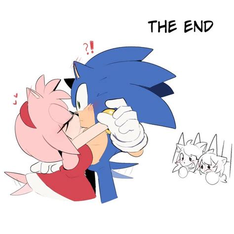 Sonic The Hedgehog And Amy Rose Sonic Drawn By Kiioki11 Danbooru