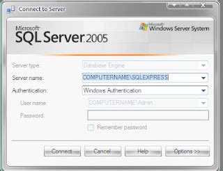 1 Silahkan Kalian Buka SQL Server Management Studio Express Kemudian Klik Connect