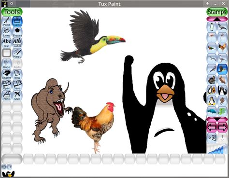 Top Info Tux Paint