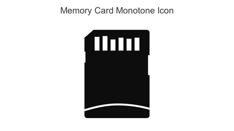 Memory Card Monotone Icon In Powerpoint Pptx Png And Editable Eps Format PPT PowerPoint