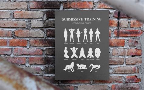 Submissive Training Positions And Poses Digital Pdf Art File For