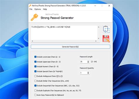 Generate Strong Passwords With This Windows Application Appsvoid