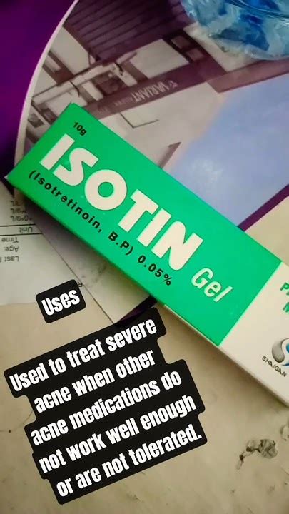 Antiacne Gel Isotin Gel Useshealth Skincare Beauty Youtube