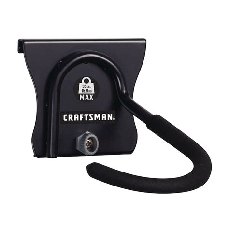 Craftsman Versatrack 9 In Black Steel Bike Hook Cmst82616vt At
