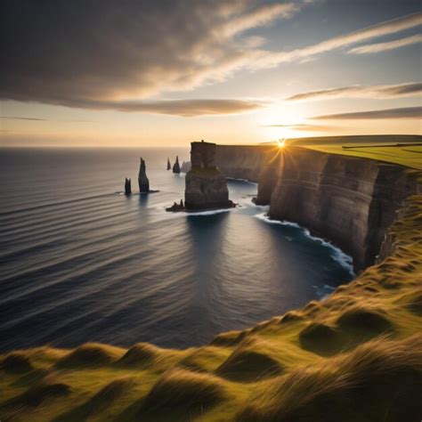 Premium Photo A Cliff With A Cliff In The Background And The Ocean In