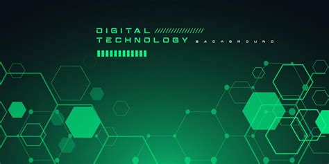 Abstract Digital Green Background Green Digital Background Vector Art