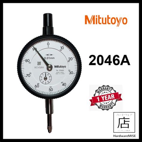Mitutoyo 2046s Dial Indicator Dial Gauge 10mm W Lug Back Latest 2022 New Model 2046a Lazada