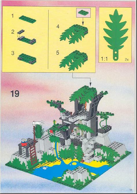 LEGO Instructions For Set 6292 Enchanted Island Pirates Islanders