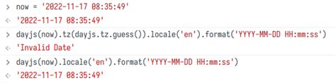 dayjs tz guess object parse error · issue 2131 · iamkun dayjs · github