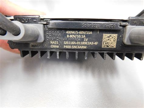 Solaredge P400 5nc4arm 400w W Mc4 Compatible Connectors Power Optimizer For Sale Online Ebay