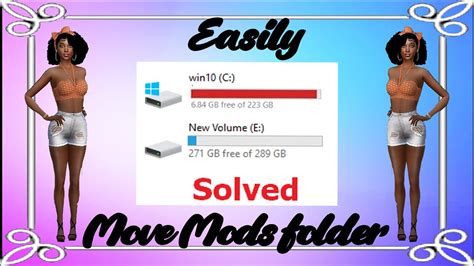How To Move Your Sims 4 Mods Folder YouTube