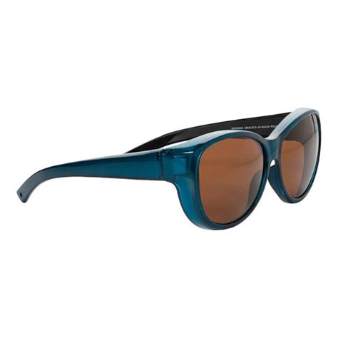 Iky Eyewear Overzet Zonnebril Dames Ob 1002d2 Blauw Metallic Bol
