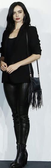 Lovely Ladies In Leather Krysten Ritter In Leather Pants