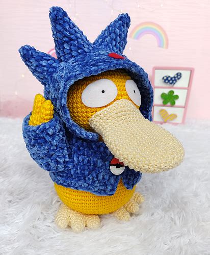 Ravelry Pokemon Psyduck Golduck Outfit Pattern By Ame Amis