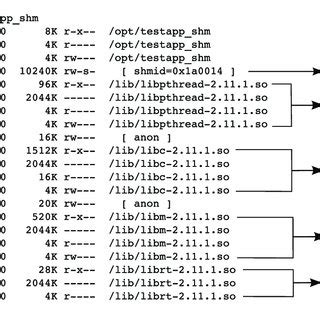 Memory Map Example Captured By Using Pmap Command Download Scientific Diagram