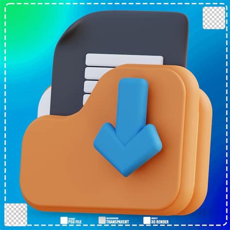 Premium Psd 3d Illustration Of File Management Folder Download 2