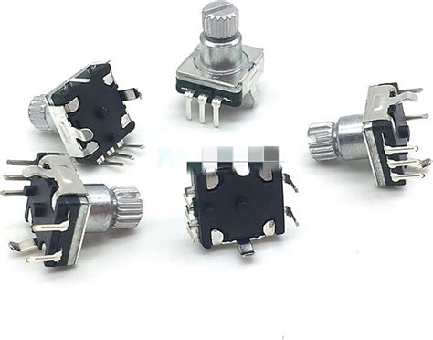 Jcakes Rotary Encoder 5pcs Ec11 Rotary Encoder Code Switch 30 Position With Push Button Switch