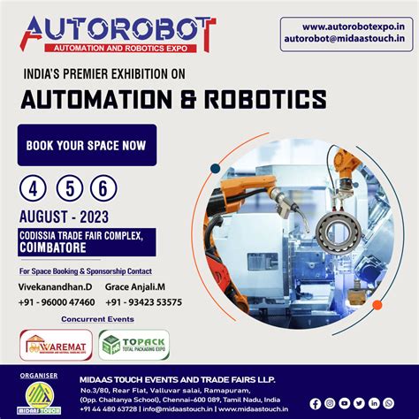 Pradeep M On Linkedin Automation Robotics Industry Autorobot Events Exhibition