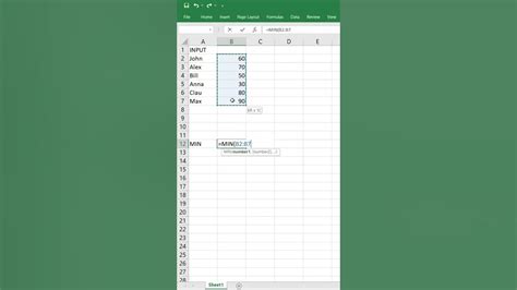 Fungsi Min Pada Excel Masterexcelcode Excel Formulaexcel