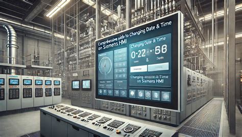 更改西门子 hmi 上的日期和时间的综合指南 controlnexus 西门子工控产品专家