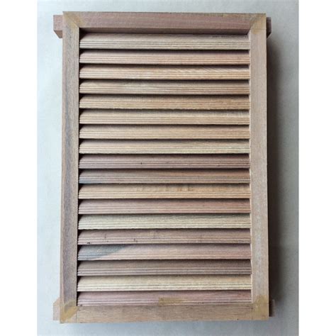 จั่วช่องลม จั่วไม้ทรงสี่เหลี่ยม บานเกล็ดไม้ ขนาด 40 X 60 ซม Shopee Thailand