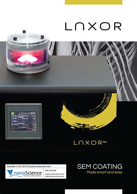 Luxor Au Sem Coating Nanoscience Instruments