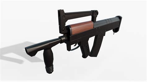 Groza Rifle Vr Ar Low Poly 3d Model Open For Feedback R3dmodeling