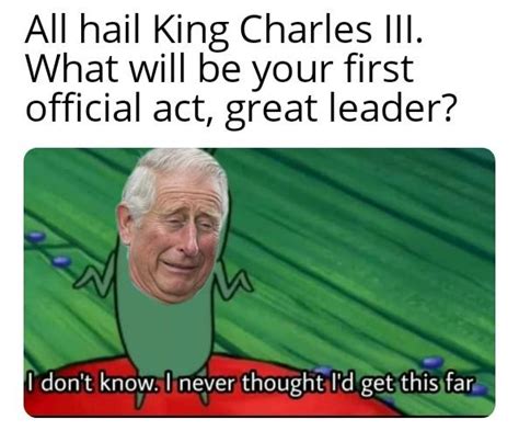 Spongebob Queens Son King Charles Iii He Never Thought Hed Get This