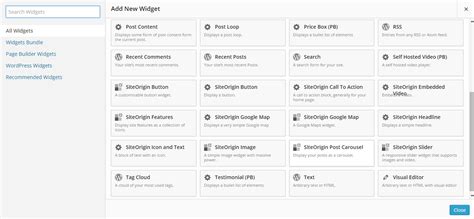 Post Carousel Widget Siteorigin