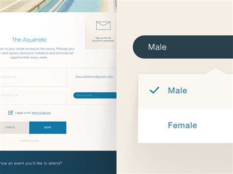 Text Fields And Drop Downs Oh My By Dave Soderberg For Legwork On Dribbble