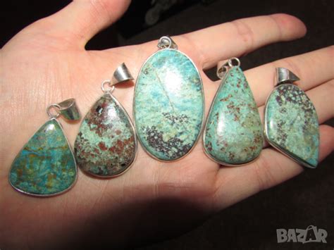 Колиета с хризокола в Колиета медальони синджири в гр София Id44516594 — Bazar Bg