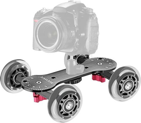 Neewer Scaled Camera Table Dolly Slider With 22 Pounds10 Kilograms