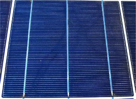 Discolouration Due To Oxidization Of The Silver Paste Above A Cell