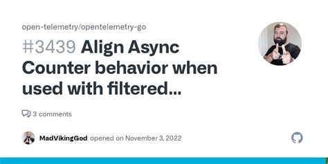 Align Async Counter Behavior When Used With Filtered Attributes