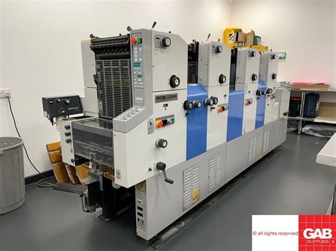 Four Colour Used Offset Printing Machines Ryobi 3304h Offset Four Color Printing Machine For Sale
